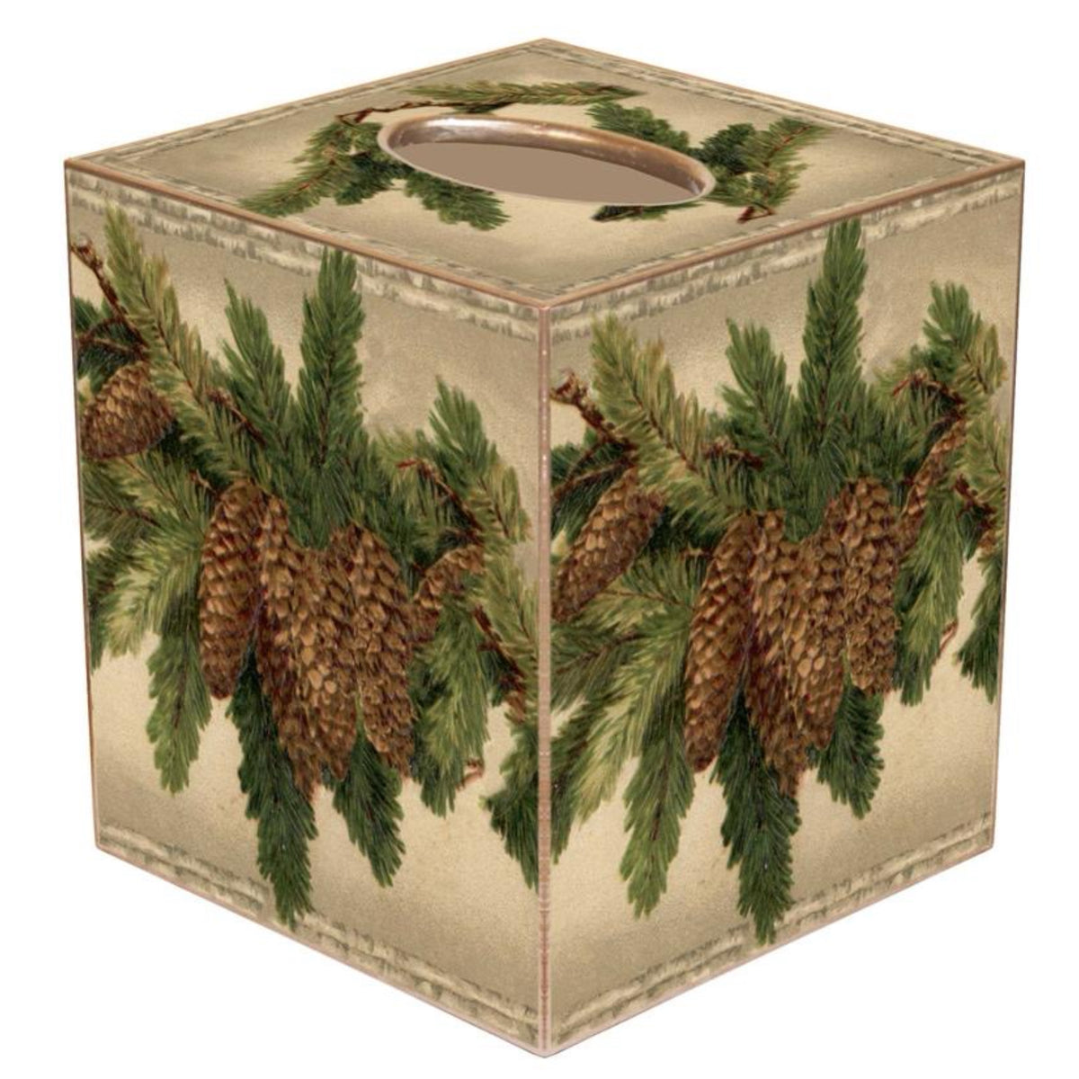 Pinecone Tissue Box Cover – Tinseltown Christmas Emporium